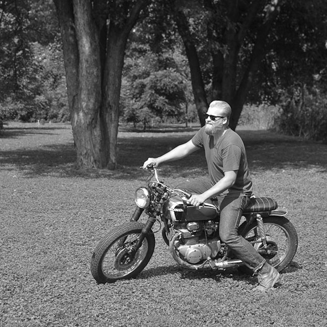 Aaron Buckley - Chin on the Tank – Motorcycle stuff in Philadelphia.