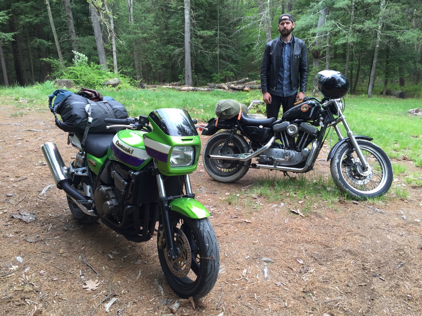 Catskills weekend - Chin on the Tank – Motorcycle stuff in Philadelphia.