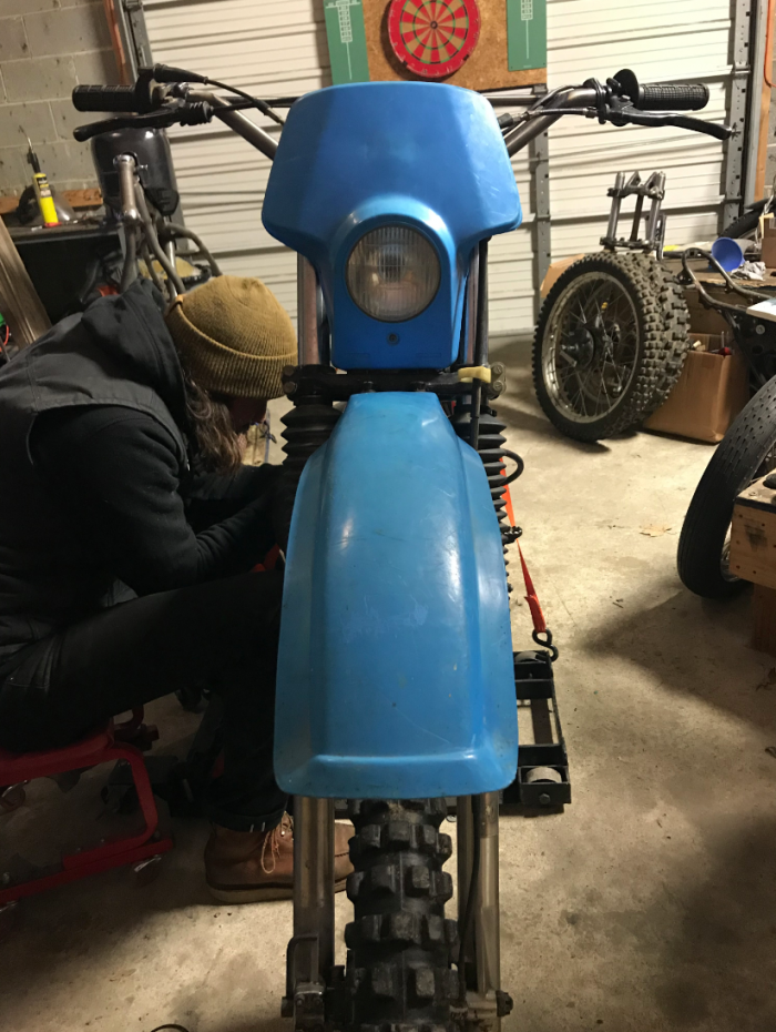 Smokey Smurf - Chin on the Tank – Motorcycle stuff in Philadelphia.